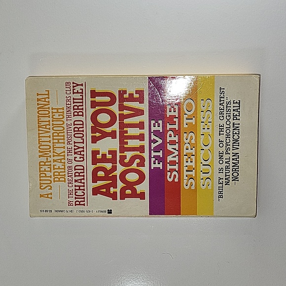 Berkley | Other | Are You Positive Five Steps To Success Book By ...